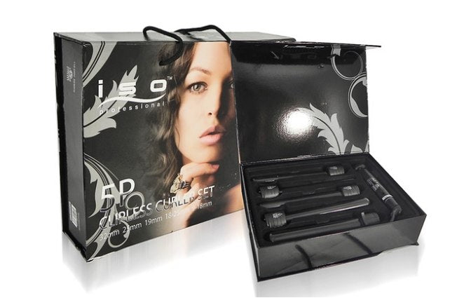 ISO Professional 5 Piece Clipless Curler Set – Elegance Hair Care