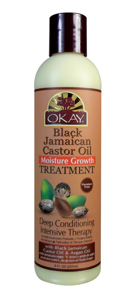 OKAY Black Jamaican Castor Oil Moisture Growth shampoo 12oz – Elegance ...